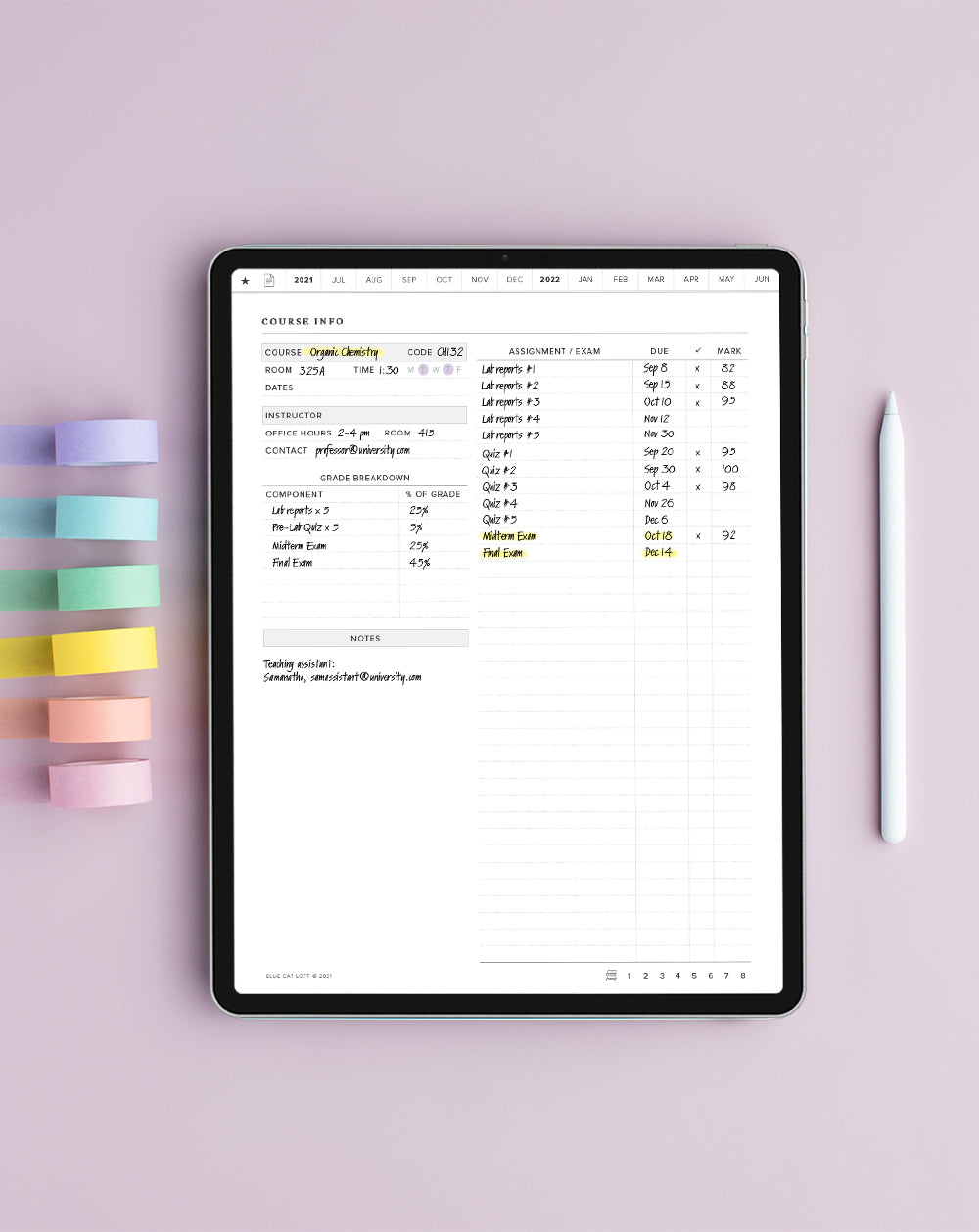 How to make a productive time block schedule in GoodNotes + free GoodN ...